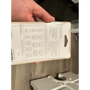 Other | Allen Roth Capitol White Single Decorator Wall Plate Light ...